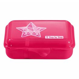 Step By Step Brotdose Herren Gr&ouml;&szlig;e One Size rosa / rot / wei&szlig;