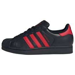 adidas originals Sneaker 'Superstar II' Herren Gr&ouml;&szlig;e 40 rot / schwarz