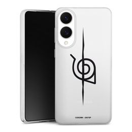 DeinDesign Galaxy S25 Edge Handy Silikon H&uuml;lle Case transparent Handyh&uuml;lle Konoha Sasuke Naruto Shippuden Silikon Case
