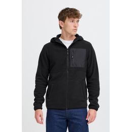 Cardigan Blend "BHFlorix", Herren, Gr. XL, schwarz, Fleece, 100% Polyester, unifarben, normal normal, ohne Ausschnitt, elastischer Bund, Strickjacken, Gem&uuml;tliche Fleecejacke mit Taschen