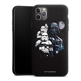 DeinDesign iPhone 11 Pro Max Handy Premium Silikon H&uuml;lle Handyh&uuml;lle schwarz Case Movie Star Wars Weltall Silikon Premium Case