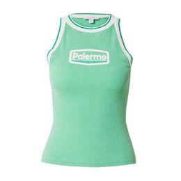 Topshop Top 'Palermo' Damen Gr&ouml;&szlig;e L jade / hellgr&uuml;n / wei&szlig;