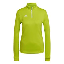 adidas Performance Sportsweatshirt 'Entrada 22' Damen Größe L limette / weiß
