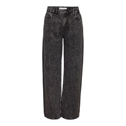 Noisy may Jeans 'NMJANNEL' Damen Gr&ouml;&szlig;e 25 black denim / wei&szlig;