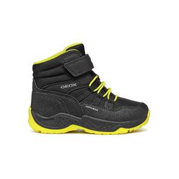 Geox Winterboots "Sentiero" in Schwarz/ Gelb - 57% | Gr&ouml;&szlig;e 33 | Kinderstiefel