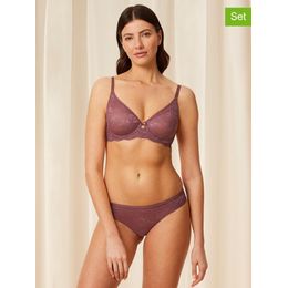 Triumph 2er-Set: Slips "Amourette Charm" in Lila - 62% | Gr&ouml;&szlig;e 40 | Damen-unterteile