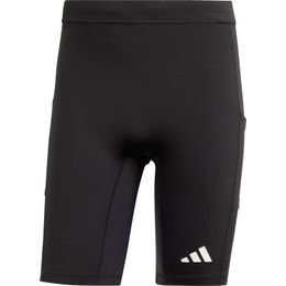 Adidas Own The Run Lauftights Herren - schwarz - Gr. XXL - Polyester/Elastan