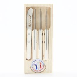 Laguiole 4er-Pack silberfarbene Messer