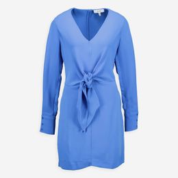 Reiss Blaues Minikleid mit Bindung