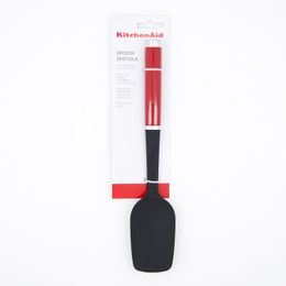 KitchenAid Schwarz-roter Löffel-Spachtel mit Logo 30x6cm