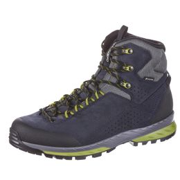Lowa Delago Gtx Mid Wanderschuhe Herren - blau - Gr. 47 - Suedeleder