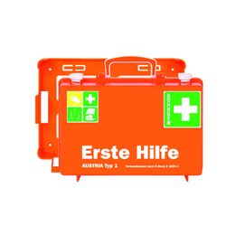 S&ouml;hngen Erste-Hilfe-Koffer AUSTRIA Typ 1, Wundverb&auml;nde; Rettungsdecke