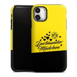 DeinDesign iPhone 11 Handy Panzer Handyh&uuml;lle robuste Outdoor H&uuml;lle Schutzh&uuml;lle gl&auml;nzend Dortmunder Girl Borussia Dortmund Bvb Tough Case