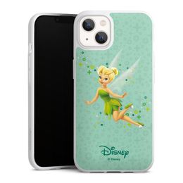 DeinDesign iPhone 13 Handy Silikon H&uuml;lle Case wei&szlig; Handyh&uuml;lle Tinkerbells Official Licensed Product Disney Silikon Case