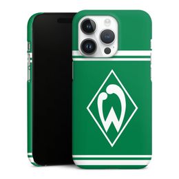 DeinDesign iPhone 14 Pro Handy Premium Case Smartphone Handyh&uuml;lle Schutzh&uuml;lle matt Sv Werder Bremen Official Licensed Product Logo Premium Case