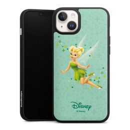 DeinDesign iPhone 14 Handy Premium Silikon H&uuml;lle Handyh&uuml;lle schwarz Case Tinkerbells Official Licensed Product Disney Silikon Premium Case