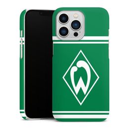 DeinDesign iPhone 13 Pro Handy Premium Case Smartphone Handyh&uuml;lle Schutzh&uuml;lle matt Sv Werder Bremen Official Licensed Product Logo Premium Case