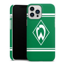 DeinDesign iPhone 13 Pro Max Handy Premium Case Smartphone Handyh&uuml;lle Schutzh&uuml;lle matt Sv Werder Bremen Official Licensed Product Logo Premium Case