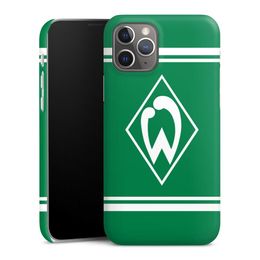 DeinDesign iPhone 12 Pro Handy Premium Case Smartphone Handyh&uuml;lle Schutzh&uuml;lle matt Sv Werder Bremen Official Licensed Product Logo Premium Case