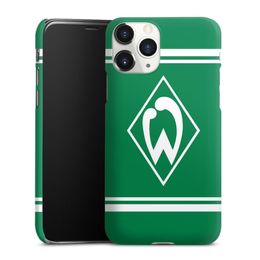 DeinDesign iPhone 11 Pro Handy Premium Case Smartphone Handyh&uuml;lle Schutzh&uuml;lle matt Logo Sv Werder Bremen Official Licensed Product Premium Case