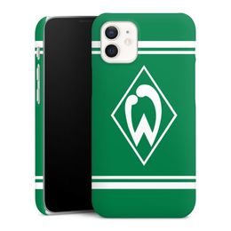 DeinDesign iPhone 12 mini Handy Premium Case Smartphone Handyh&uuml;lle Schutzh&uuml;lle matt Sv Werder Bremen Official Licensed Product Logo Premium Case
