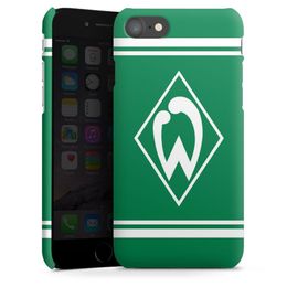 DeinDesign iPhone SE (2022) Handy Premium Case Smartphone Handyh&uuml;lle Schutzh&uuml;lle matt Official Licensed Product Logo Sv Werder Bremen Premium Case