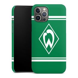 DeinDesign iPhone 12 Pro Max Handy Premium Case Smartphone Handyh&uuml;lle Schutzh&uuml;lle matt Sv Werder Bremen Official Licensed Product Logo Premium Case