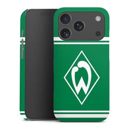 DeinDesign iPhone 17 Pro Handy Premium Case Smartphone Handyh&uuml;lle Schutzh&uuml;lle matt Sv Werder Bremen Official Licensed Product Logo Premium Case
