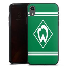 DeinDesign iPhone Xr Handy Silikon H&uuml;lle Case schwarz Handyh&uuml;lle Sv Werder Bremen Official Licensed Product Logo