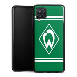DeinDesign Galaxy A12 Handy Silikon H&uuml;lle Case schwarz Handyh&uuml;lle Sv Werder Bremen Official Licensed Product Logo