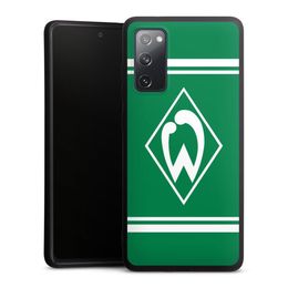DeinDesign Galaxy S20 FE Handy Premium Silikon H&uuml;lle Handyh&uuml;lle schwarz Case Logo Sv Werder Bremen Official Licensed Product Silikon Premium Case