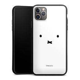 DeinDesign iPhone 11 Pro Max Handy Premium Silikon H&uuml;lle Handyh&uuml;lle schwarz Case Dick Bruna Rabbit Miffy Silikon Premium Case