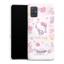 DeinDesign Galaxy A51 Handy Premium Case Smartphone Handyh&uuml;lle Schutzh&uuml;lle gl&auml;nzend Water Colour Hello Kitty Merchandise Premium Case