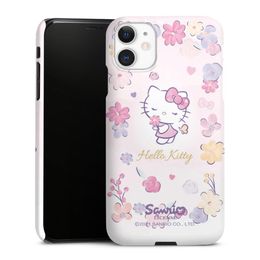DeinDesign iPhone 11 Handy Premium Case Smartphone Handyh&uuml;lle Schutzh&uuml;lle matt Water Colour Hello Kitty Merchandise Premium Case