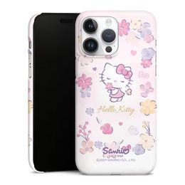 DeinDesign iPhone 14 Pro Max Handy Premium Case Smartphone Handyh&uuml;lle Schutzh&uuml;lle matt Water Colour Hello Kitty Merchandise Premium Case