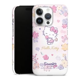 DeinDesign iPhone 14 Pro Handy Premium Case Smartphone Handyh&uuml;lle Schutzh&uuml;lle matt Water Colour Hello Kitty Merchandise Premium Case
