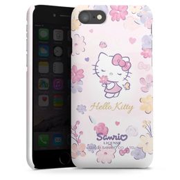 DeinDesign iPhone SE (2020) Handy Premium Case Smartphone Handyh&uuml;lle Schutzh&uuml;lle matt Merchandise Hello Kitty Water Colour Premium Case