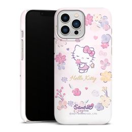 DeinDesign iPhone 13 Pro Max Handy Premium Case Smartphone Handyh&uuml;lle Schutzh&uuml;lle matt Water Colour Hello Kitty Merchandise Premium Case