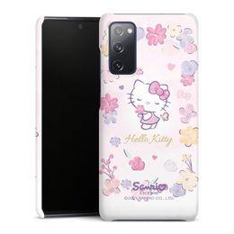 DeinDesign Galaxy S20 FE Handy Premium Case Smartphone Handyh&uuml;lle Schutzh&uuml;lle gl&auml;nzend Merchandise Hello Kitty Water Colour Premium Case