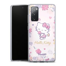 DeinDesign Galaxy S20 FE Handy Silikon H&uuml;lle Case transparent Handyh&uuml;lle Merchandise Hello Kitty Water Colour Silikon Case