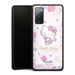 DeinDesign Galaxy S20 FE Handy Silikon H&uuml;lle Case schwarz Handyh&uuml;lle Merchandise Hello Kitty Water Colour