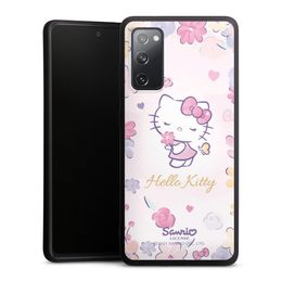 DeinDesign Galaxy S20 FE Handy Premium Silikon H&uuml;lle Handyh&uuml;lle schwarz Case Merchandise Hello Kitty Water Colour Silikon Premium Case