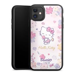 DeinDesign iPhone 11 Handy Premium Silikon H&uuml;lle Handyh&uuml;lle schwarz Case Hello Kitty Merchandise Water Colour Silikon Premium Case