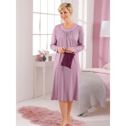 w&auml;schepur w&auml;schepur Damen Nachthemd mit Satinband, mauve, Gr&ouml;&szlig;e 36/38
