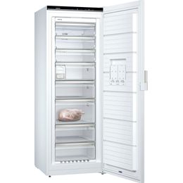 Siemens Gefrierschrank "GS58NAWCV", Energieeffizienz: C (A-G), silber (weiß), B:70cm H:191cm T:78cm, Gefrierschränke