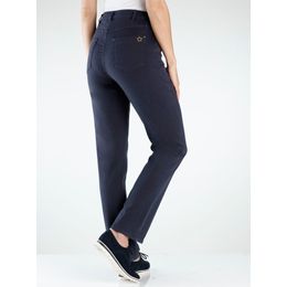 5-Pocket-Jeans Classic Basics, Damen, Gr. 23, Kurzgrößen, blau (marine), 98% Baumwolle, 2% Elasthan, unifarben, lang, Jeans 5-Pocket-Jeans