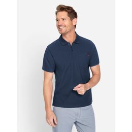 Poloshirt Catamaran "Kurzarm-Poloshirt", Herren, Gr. 52/54, blau (dunkelblau), 60% Baumwolle, 40% Polyester, unifarben, Shirts