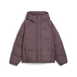 Daunenjacke Puma "Daunen-Pufferjacke mit Kapuze Damen", Damen, Gr. XL, raisin lila, Obermaterial: 100% Polyester; Futter: 100% Polyester; Füllung: 90% Entendaunen, 10% Federn; Kapuzenfüllung: 100% Polyester; Seitentasche – Unten: 100% Polyester, Jacken Daunenjacke