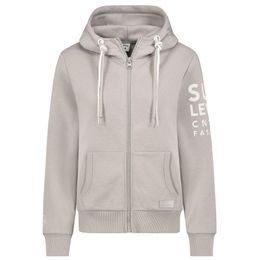 Sublevel Sweatjacke 'ASIDA' Damen Gr&ouml;&szlig;e M beige / dunkelbeige