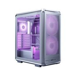 Cooler Master Masterframe 500 Mesh ARGB , Tower-Geh&auml;use silber, Tempered Glass